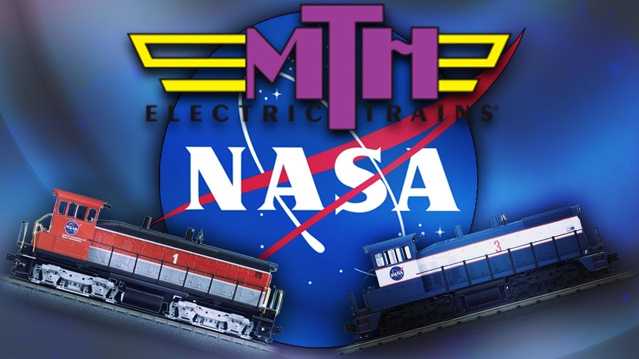MTH Premier & RailKing NASA Railroad Freight Train O Gauge 3 Rail - YouTube