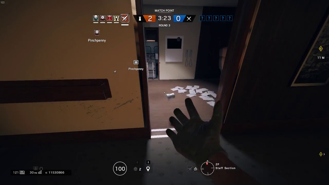 4 v 1 Clutch with the UPS Guy, while listening to Pinch getting his ...