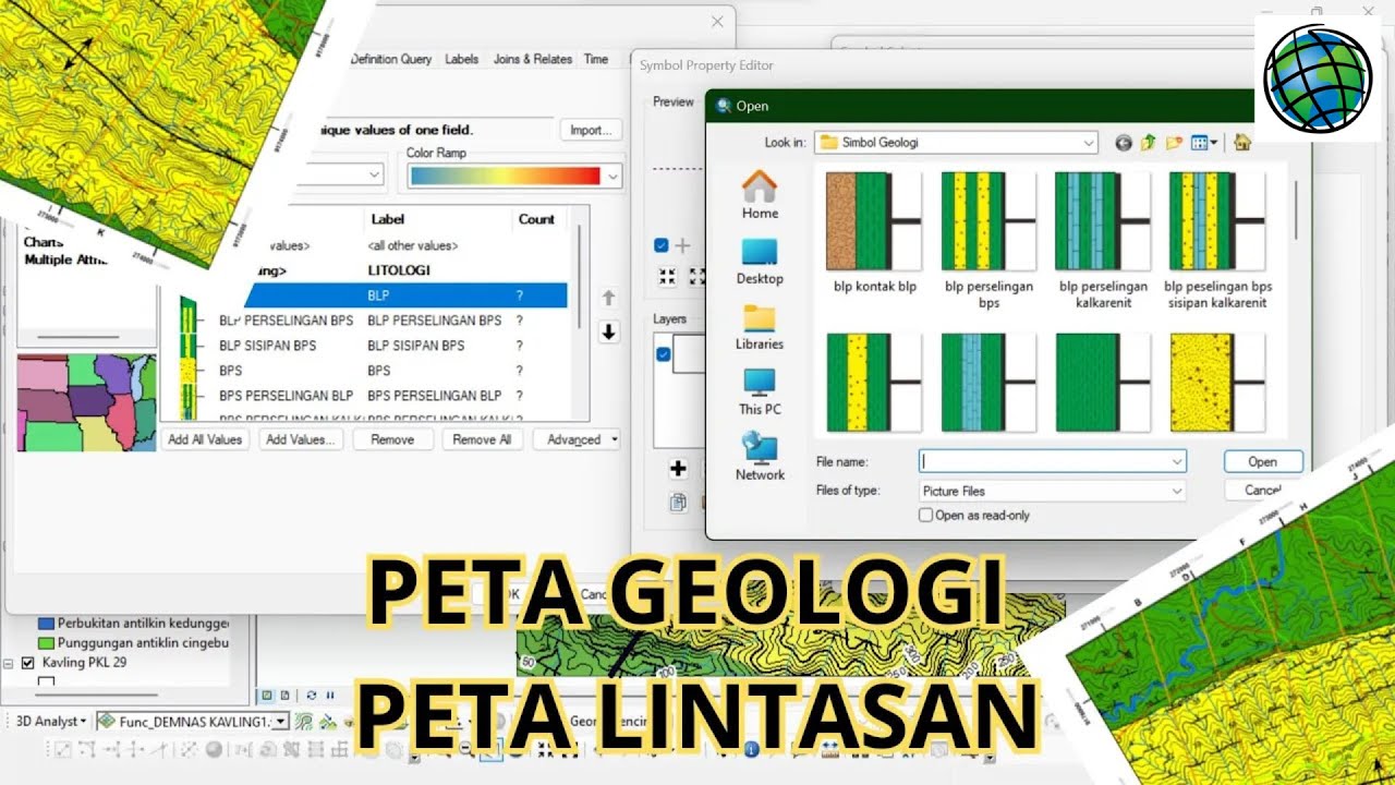 Cara Membuat Peta Lintasan dan Peta Geologi menggunakan ArcGIS 10.8 ...