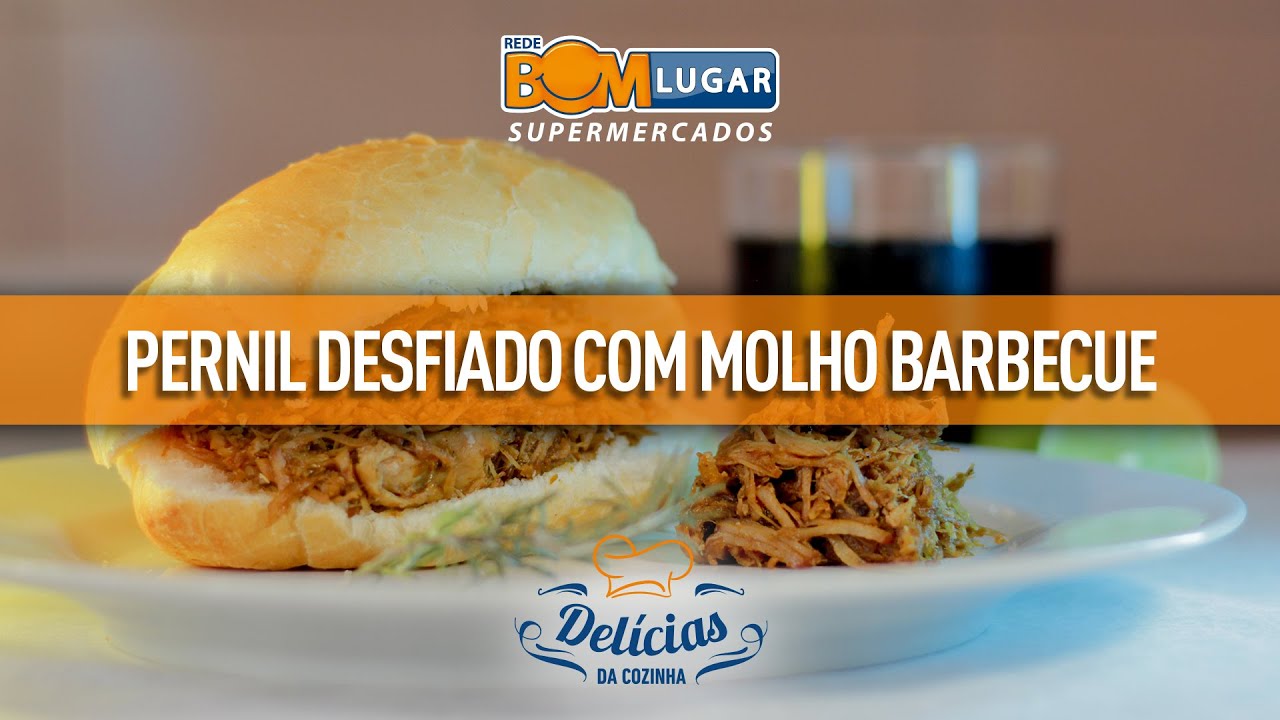 Pernil desfiado com molho barbecue: rápido e delicioso! - YouTube
