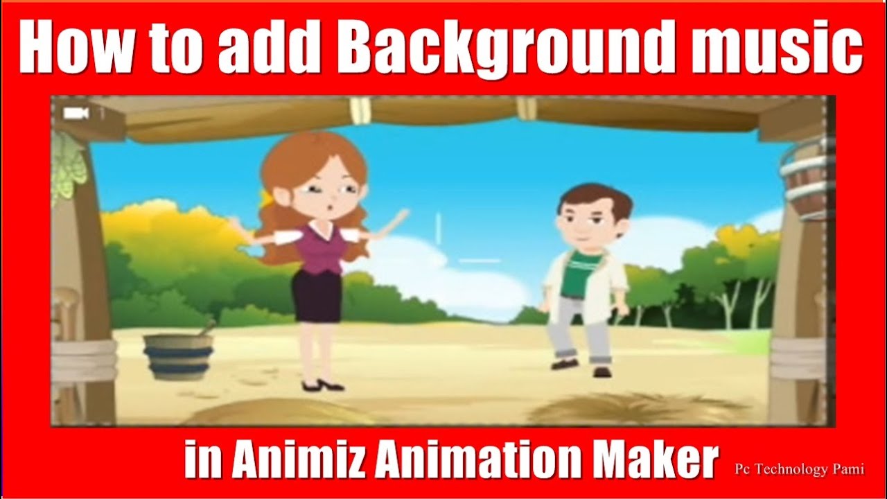 How to add Background music in Animiz Animation Maker | Background ...