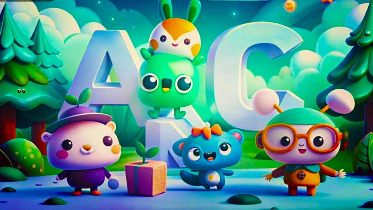 Learn ABC Phonics Shapes Numbers Colors Toddler Learning Videos For 3 ...