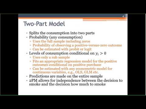 Estimating the Two-Part Model - YouTube