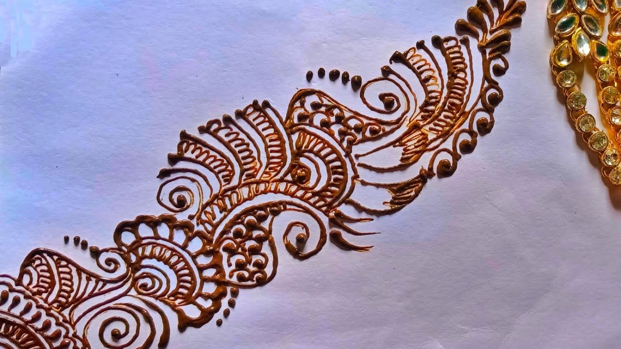 Easy Mahendi Design| most easiest mahendi design| simple beautiful ...