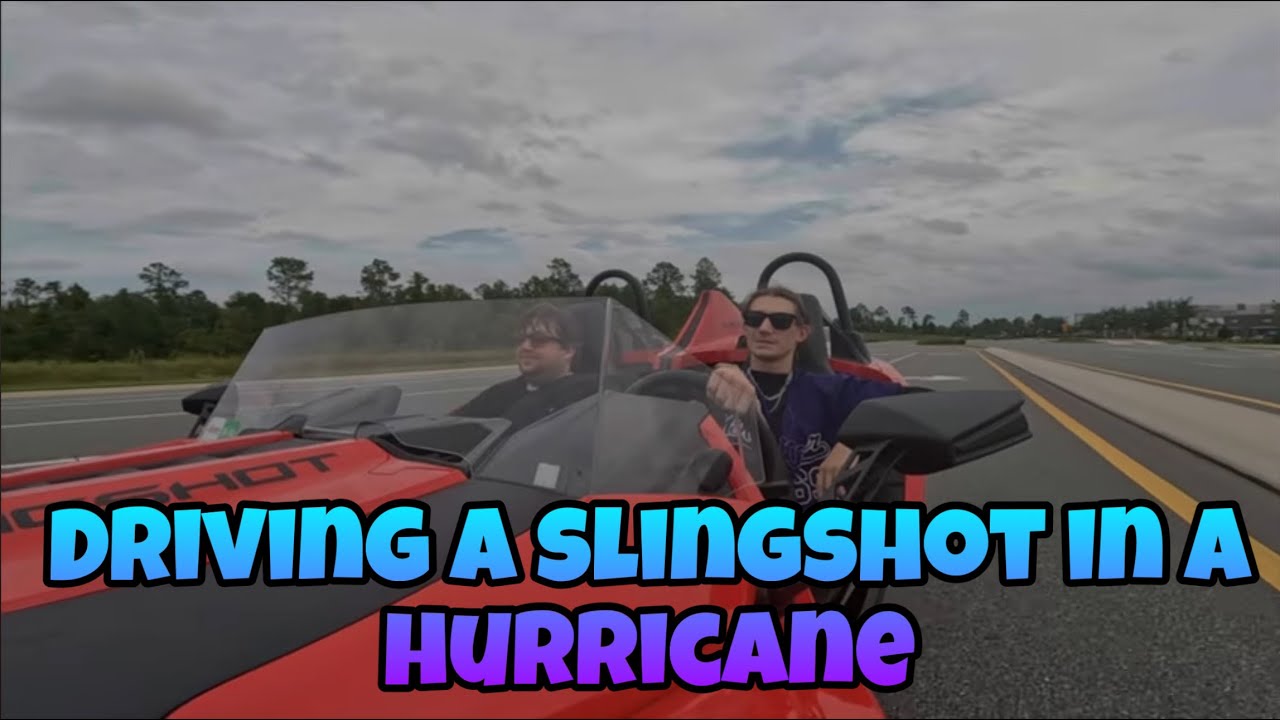 Driving a sling shot in a hurricane!! - YouTube