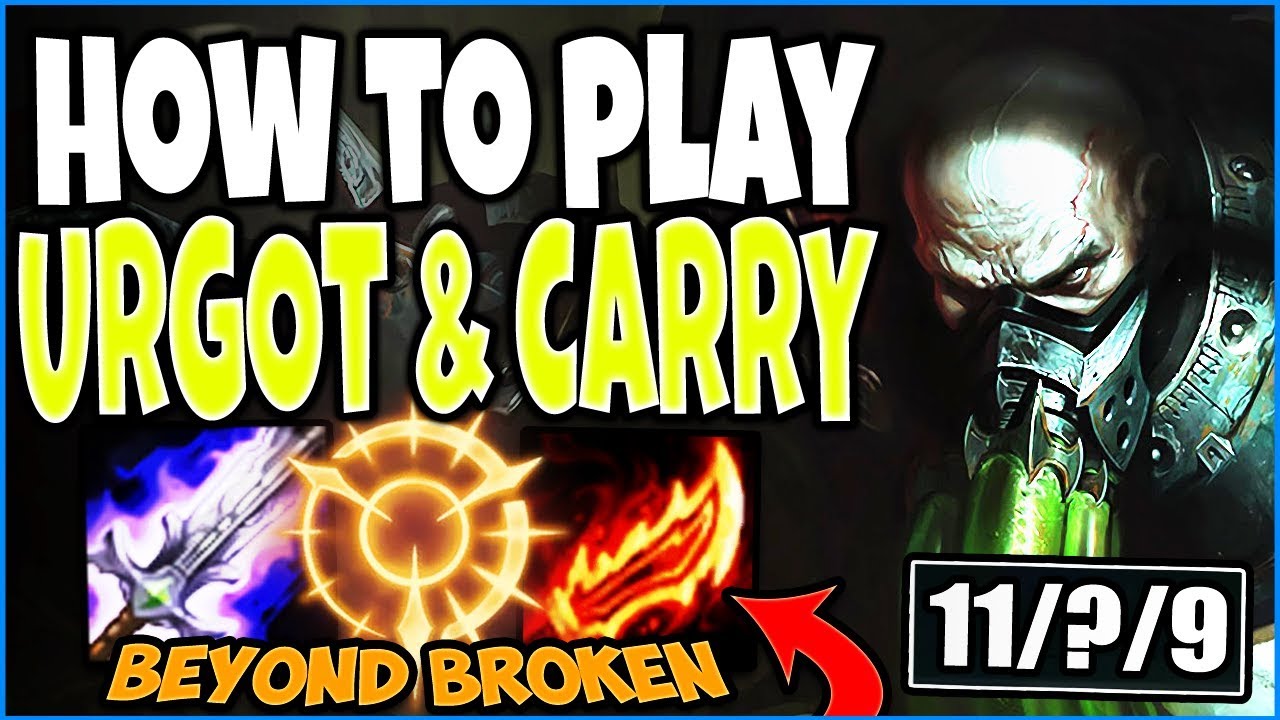 *WITH FACECAM* HOW TO PLAY URGOT AND CARRY EASILY! Best Urgot build ...