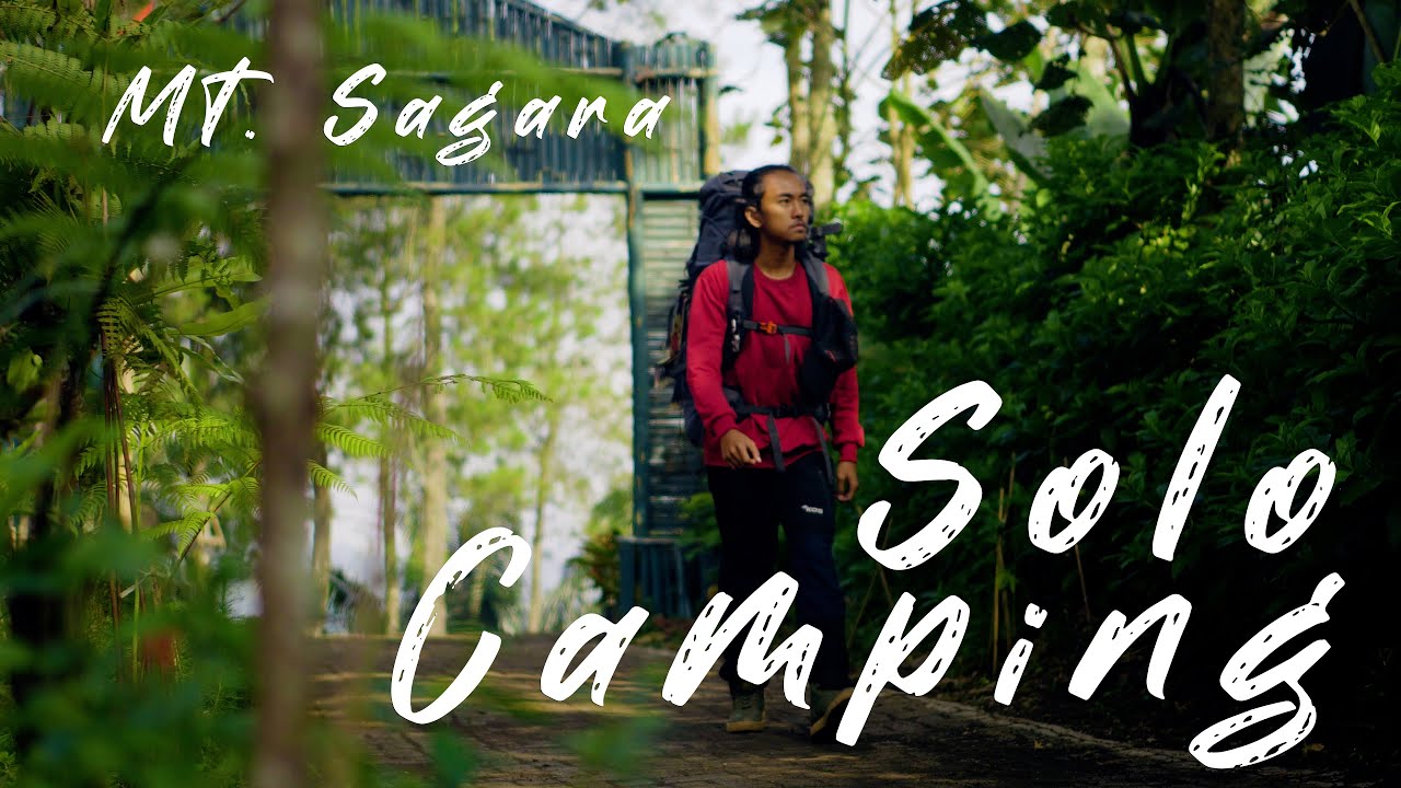 Solo Hiking and Camping Mt Sagara SHAW STORY - YouTube