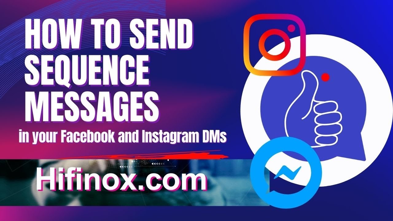 How to send sequence messages in your Facebook and Instagram DMs - YouTube