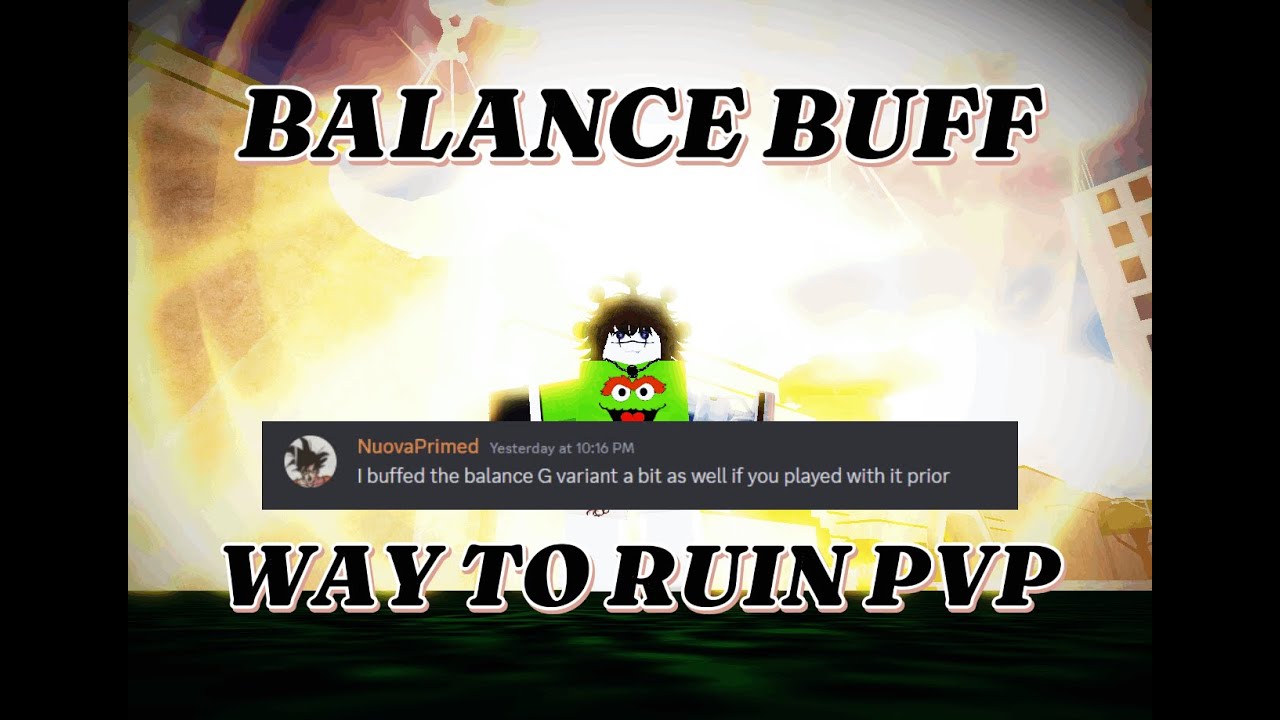 So They Buffed The Balance In Type Soul... - YouTube