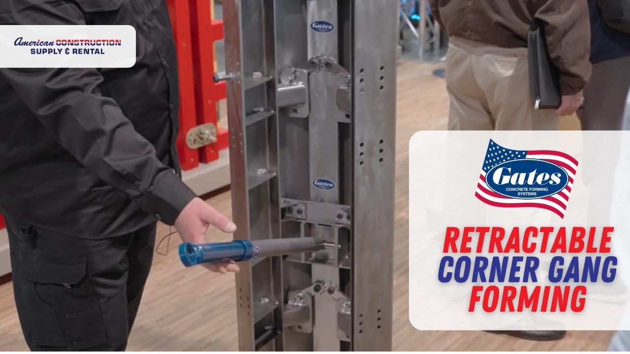 Gates Retractable Corner Gang Forming - YouTube
