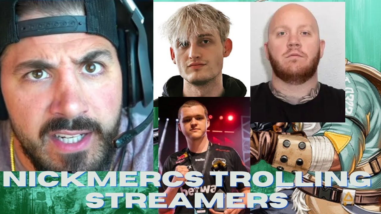 NICKMERCS TROLLING STREAMERS FOR 5 MINUTES!! FUNNY MOMENTS! - YouTube