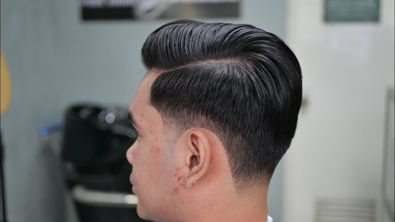 Taper Pompadour 🔥Haircut Tutorial - YouTube