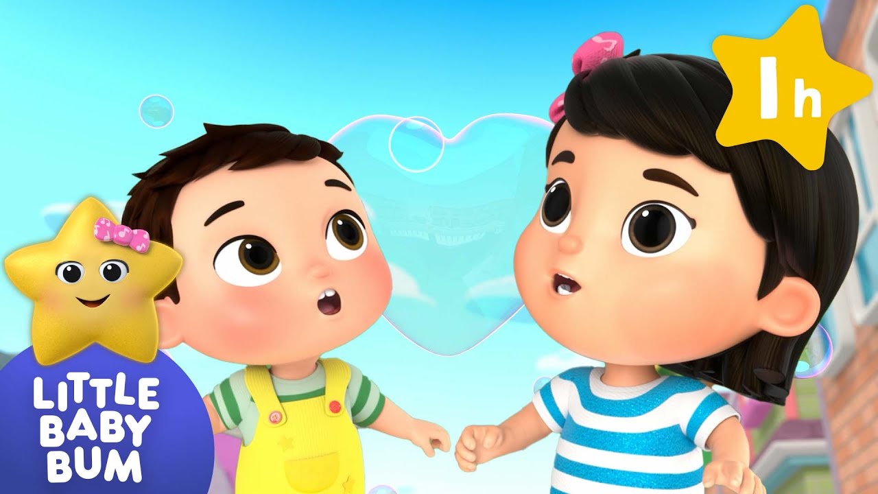 Blow Bubbles and Learn Shapes! | Little Baby Bum | Preschool Songs ...