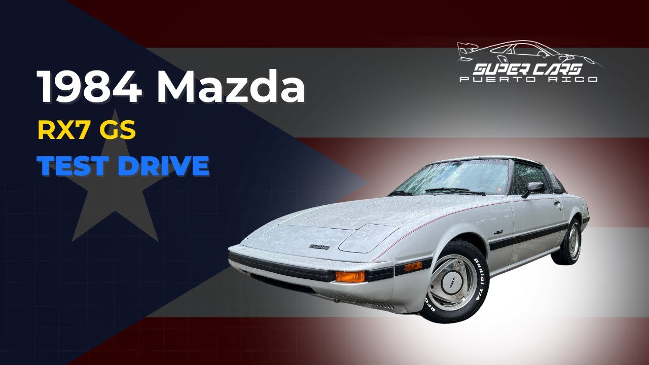 1984 Mazda RX7 GS Manual - TEST DRIVE - Review Boricua - YouTube
