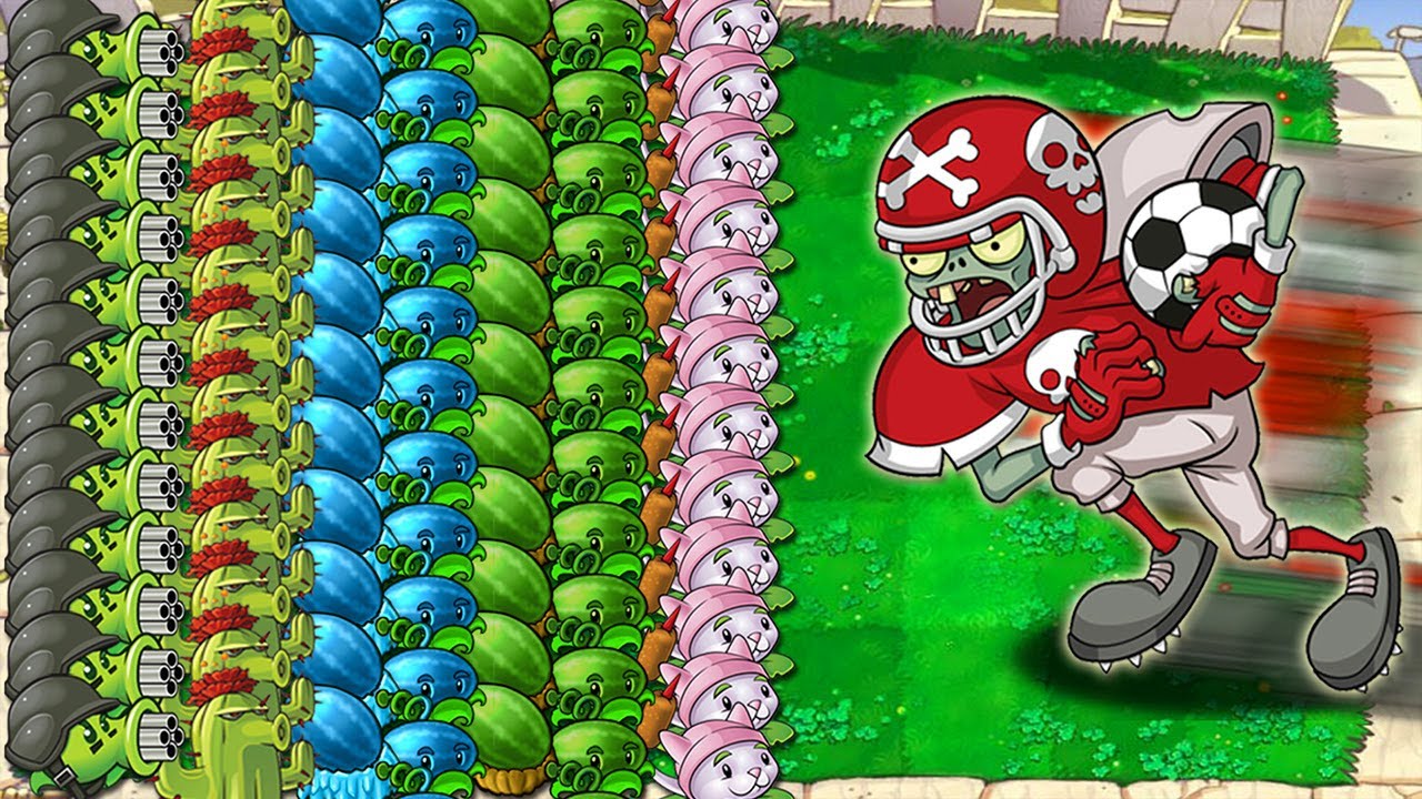 PvZ2 Challenge - All Plant's 3 Vs All-Star Zombie - Who Will Win? - YouTube