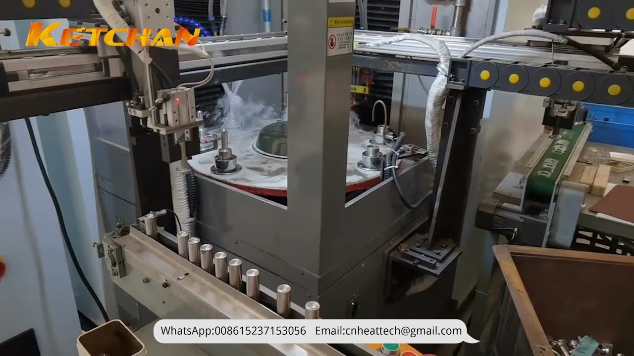 Automatic Induction Hardening Machine for Pin shaft - YouTube