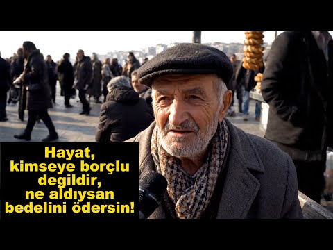 Sokak Röportajları Yaşlı amcadan özlü sözler serisi 1 #sokakröportajları #yapayzeka