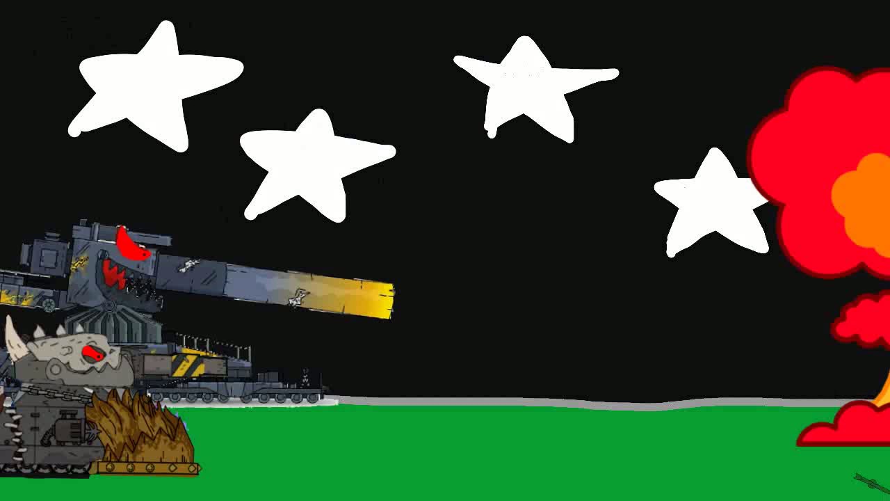 Demon Ratte & Gustav & 3 Waffentrager vs KV-44 - YouTube