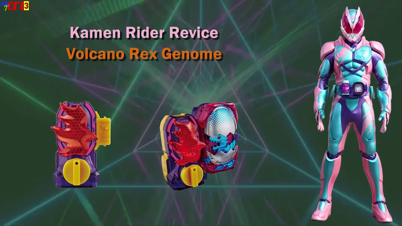 Kamen Rider Revice Volcano Rex Genome - YouTube