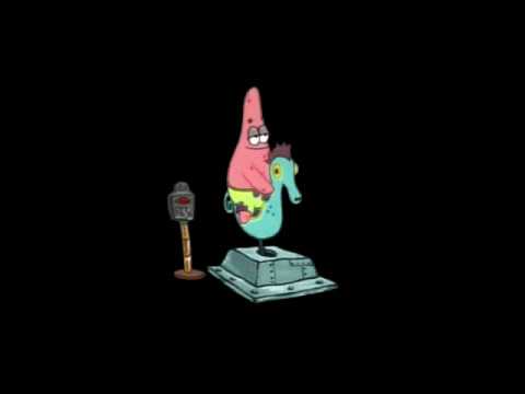 Patrick Riding a Sea Horse - YouTube