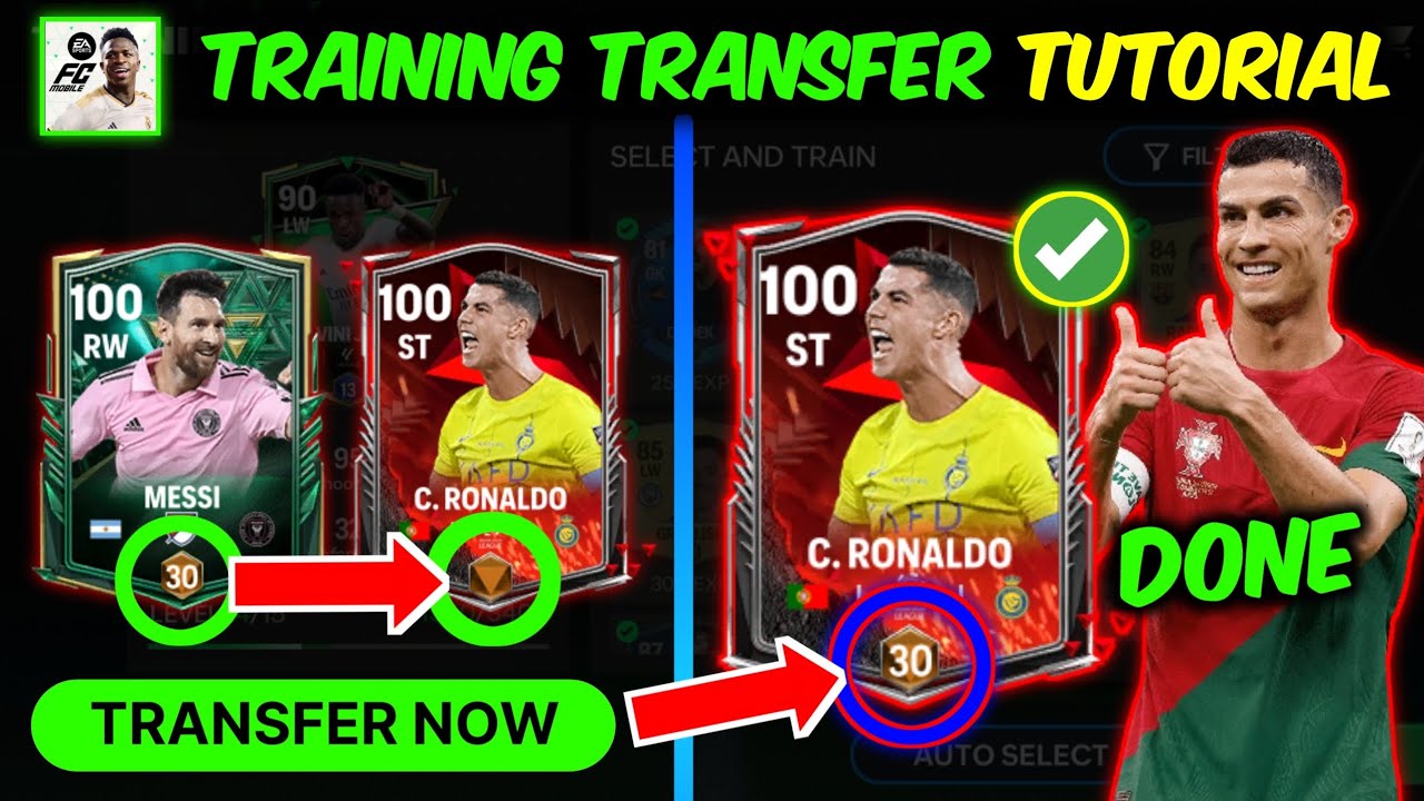 How To Do Training Transfer In FC Mobile | Full Tutorial| Mr. Believer ...