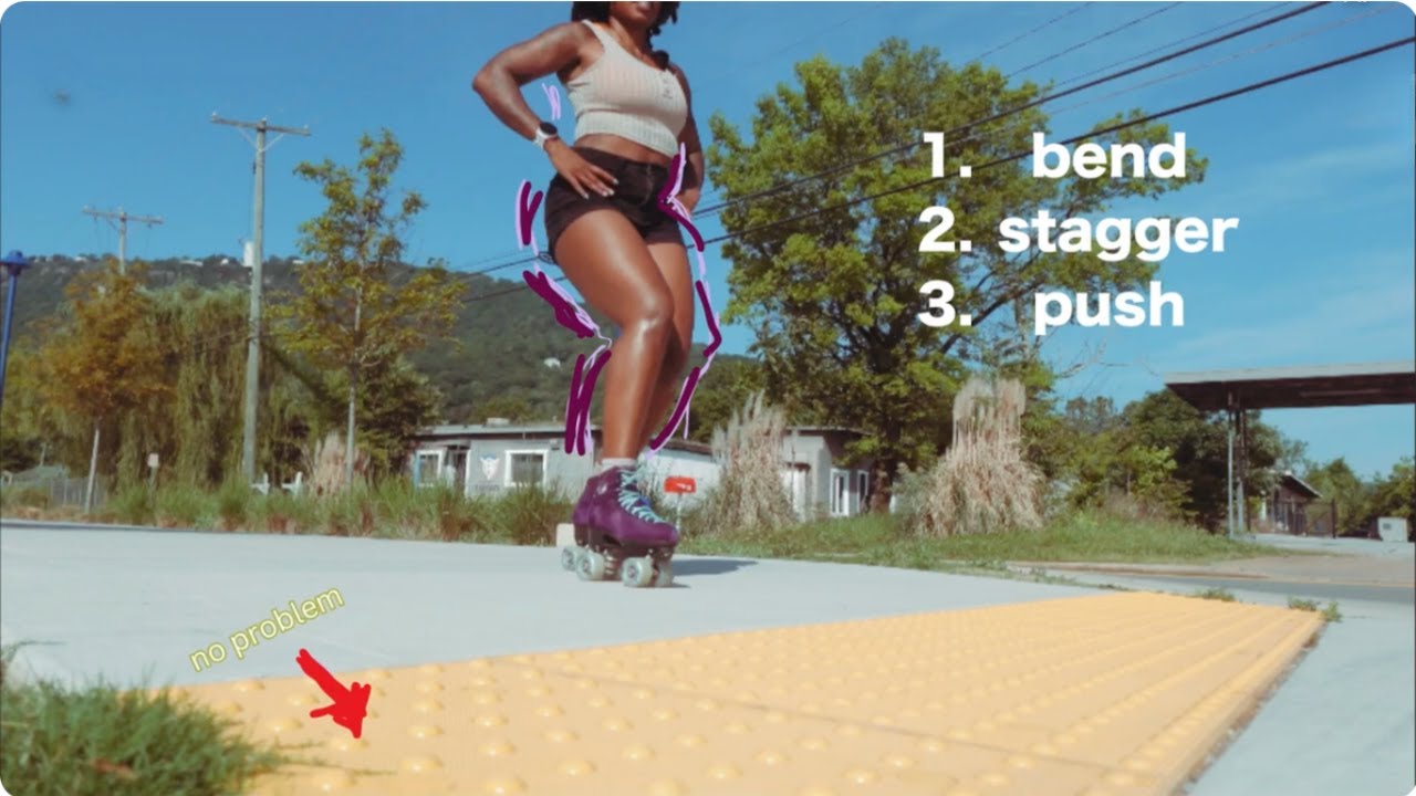 Rollerskating On Tough Terrain | Quick tips for overcoming the scaries - YouTube