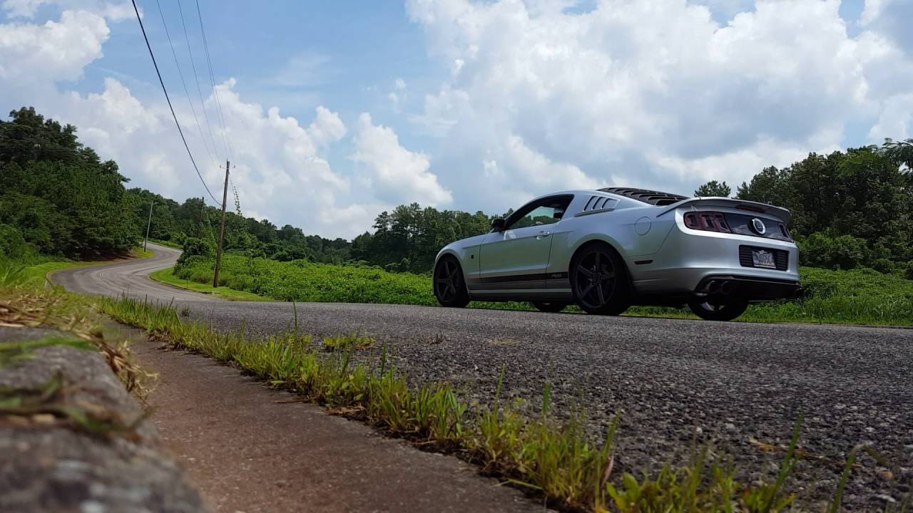 2014 Ford Mustang Procharged V6 with 13-14 Magnaflow Street Quad Tip ...