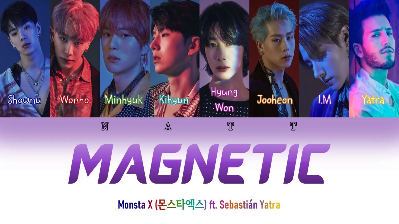 Monsta X (몬스타엑스), Sebastián Yatra "MAGNETIC" Sub.Esp [Color Coded Letra ...