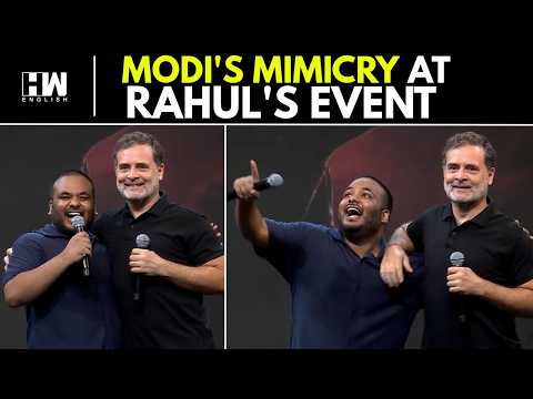 WATCH: Comedian Pulkit Mani Mimics PM Modi At Rahul Gandhi's Chhatron Ki Goonj | Congress | Indore