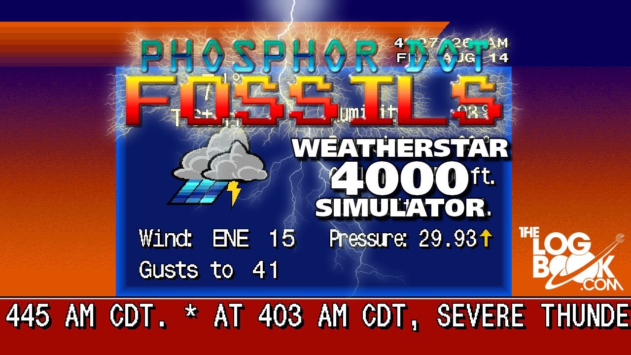 Phosphor Dot Fossils: WeatherStar 4000 Simulator (PC, 2002-now) - YouTube