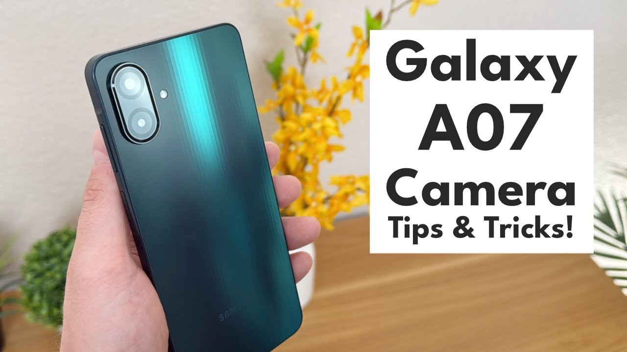 Samsung Galaxy A07 - Camera Tips, Tricks, and Cool Features! - YouTube
