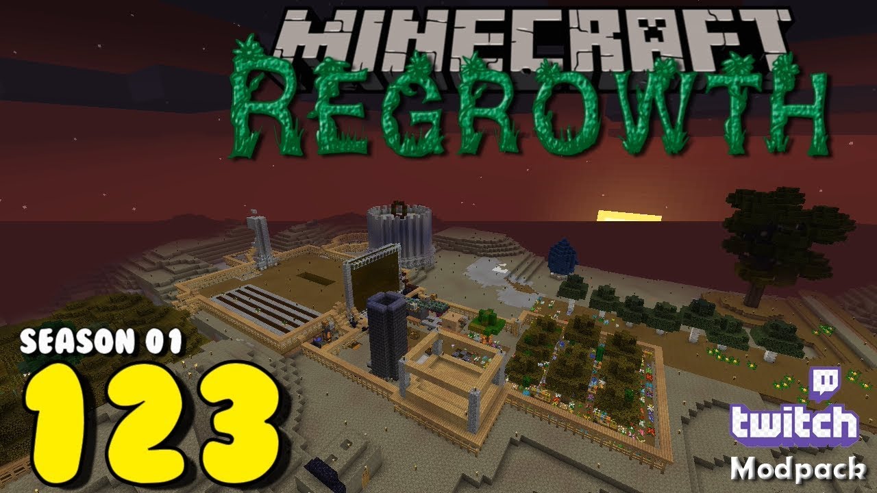 Regrowth S01E123 - The Orchard - Minecraft Modpack Let's Play - YouTube