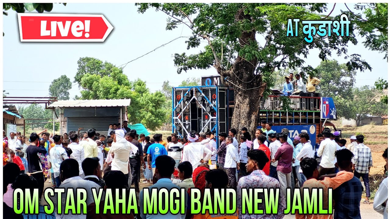 🔴 Live Om Star Yaha Mogi Band New Jamli At Kudashi - YouTube