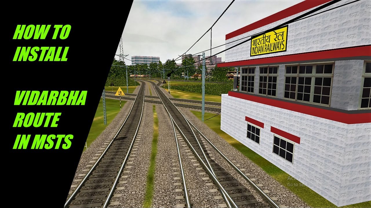 How To Install Nagpur- Bhusawal Route (Vidarbha ) In Msts Indian ...