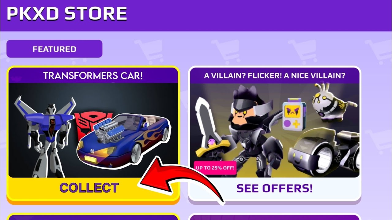 New Transformer Car Spoiler In PK XD || New Armor With Car Are Coming ...
