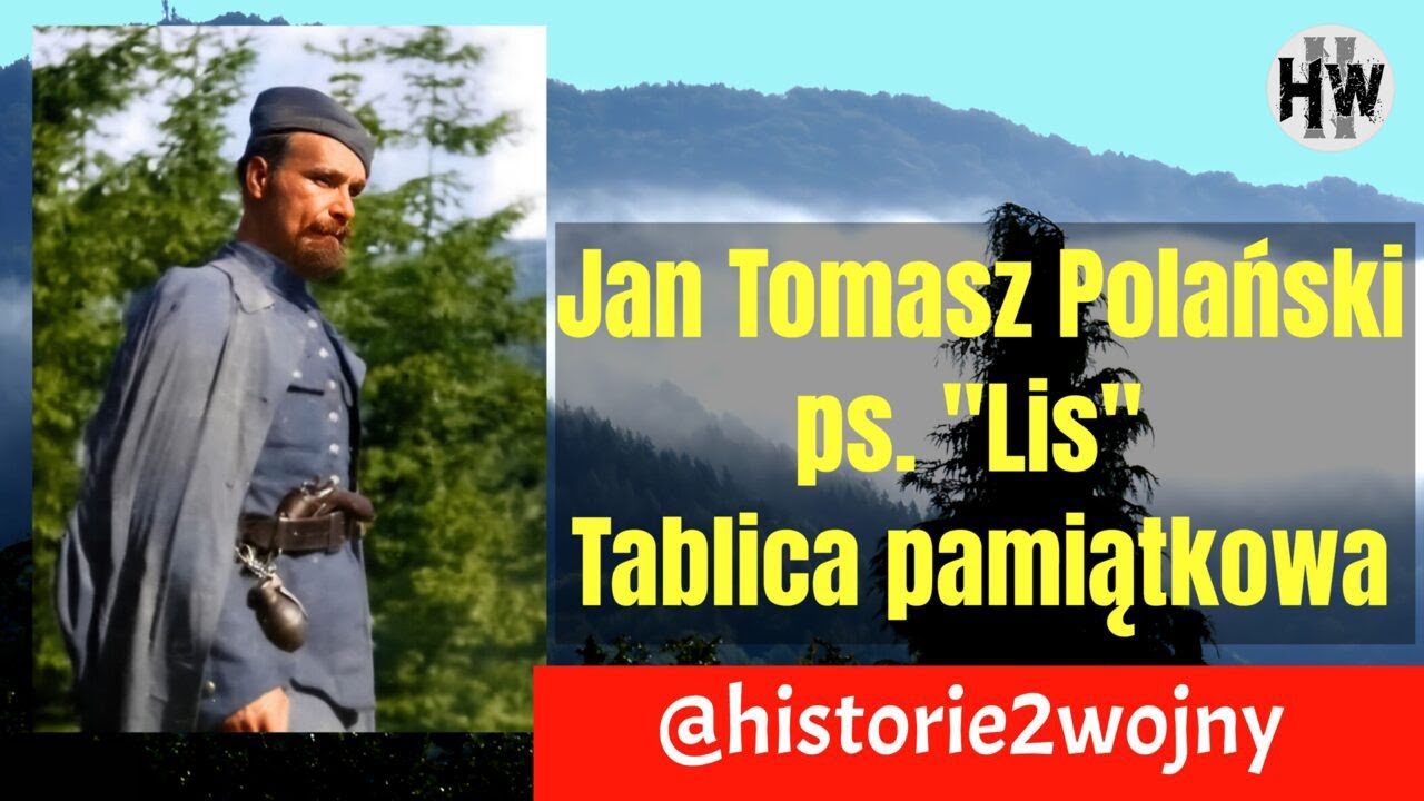 Jan Tomasz Polański "Lis" - odsłonięcie tablicy pamiątkowej - YouTube