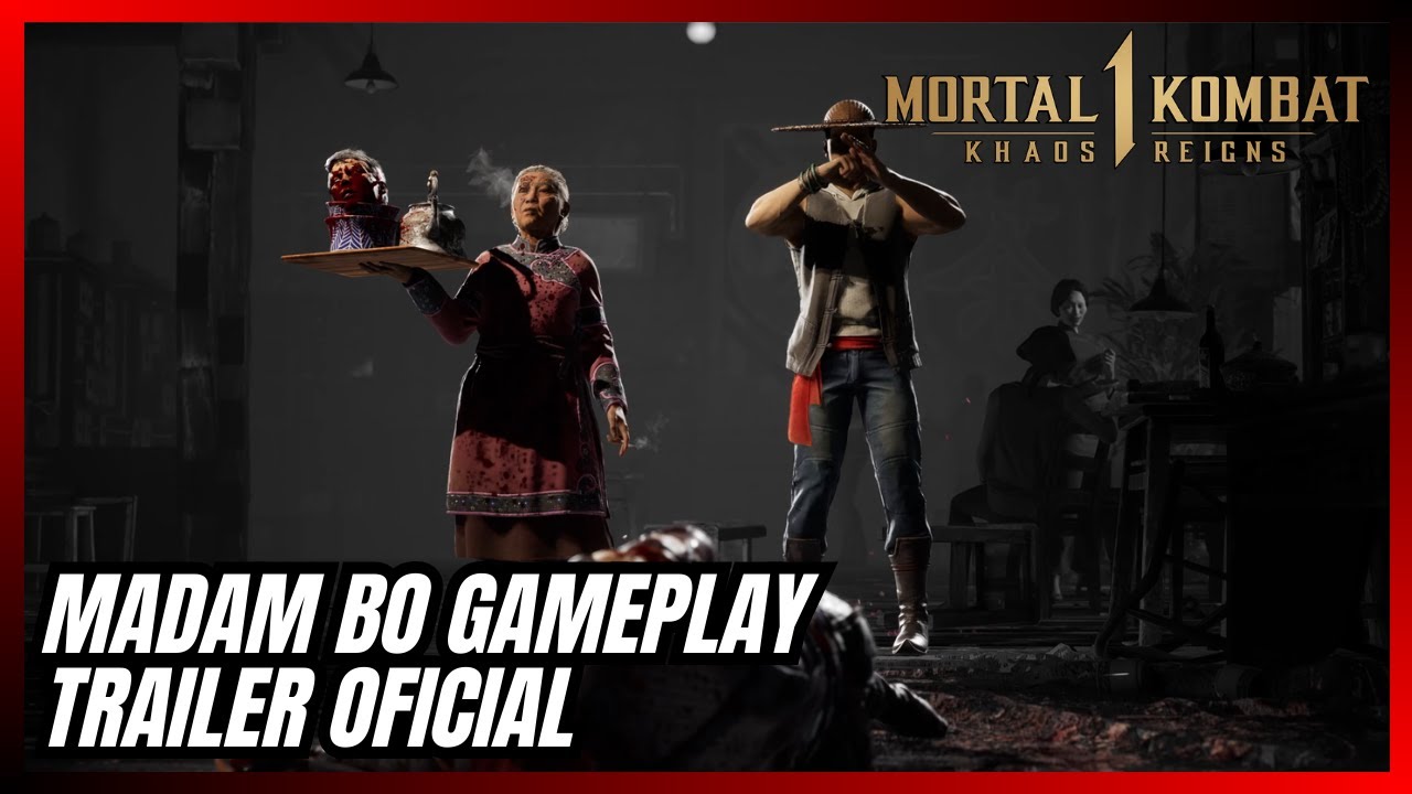Madam Bo Gameplay Trailer Oficial Mortal kombat 1 Khaos Reigns - YouTube