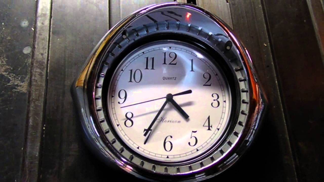 1957 Buick headlight rim clock - YouTube