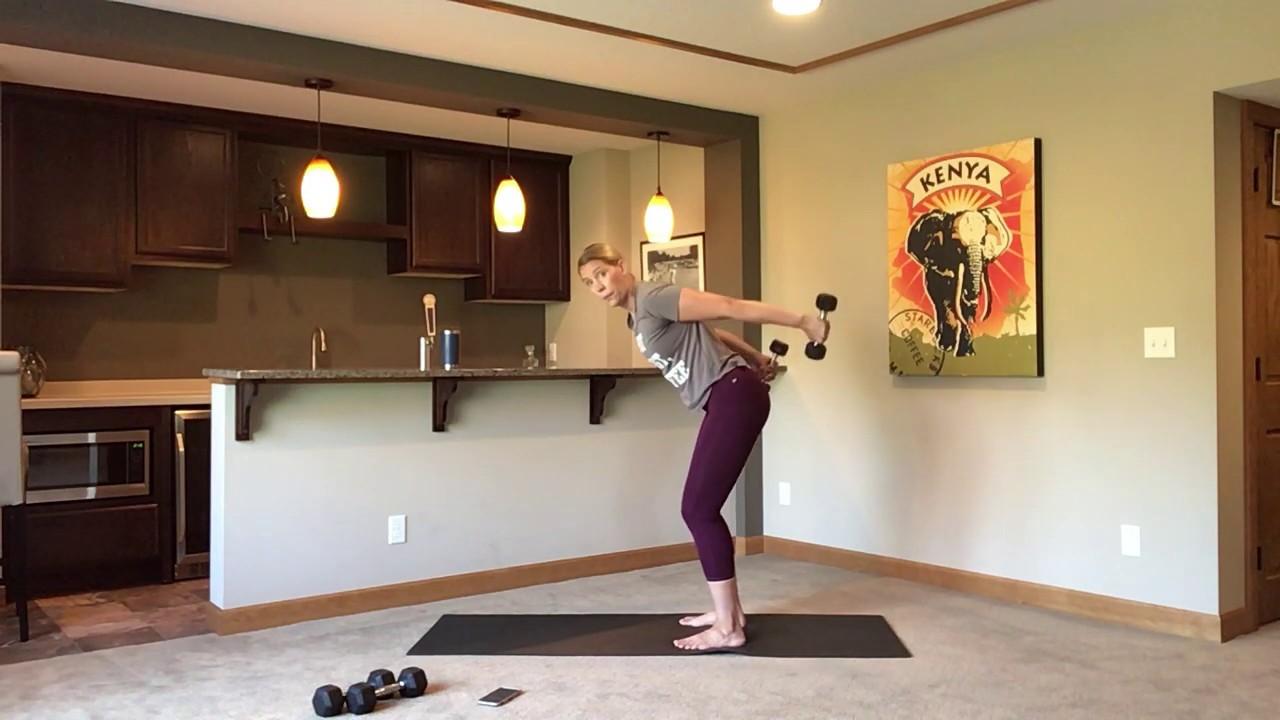 30 Minute Workout with Leah - #36 - Triceps, Biceps & Abs - YouTube