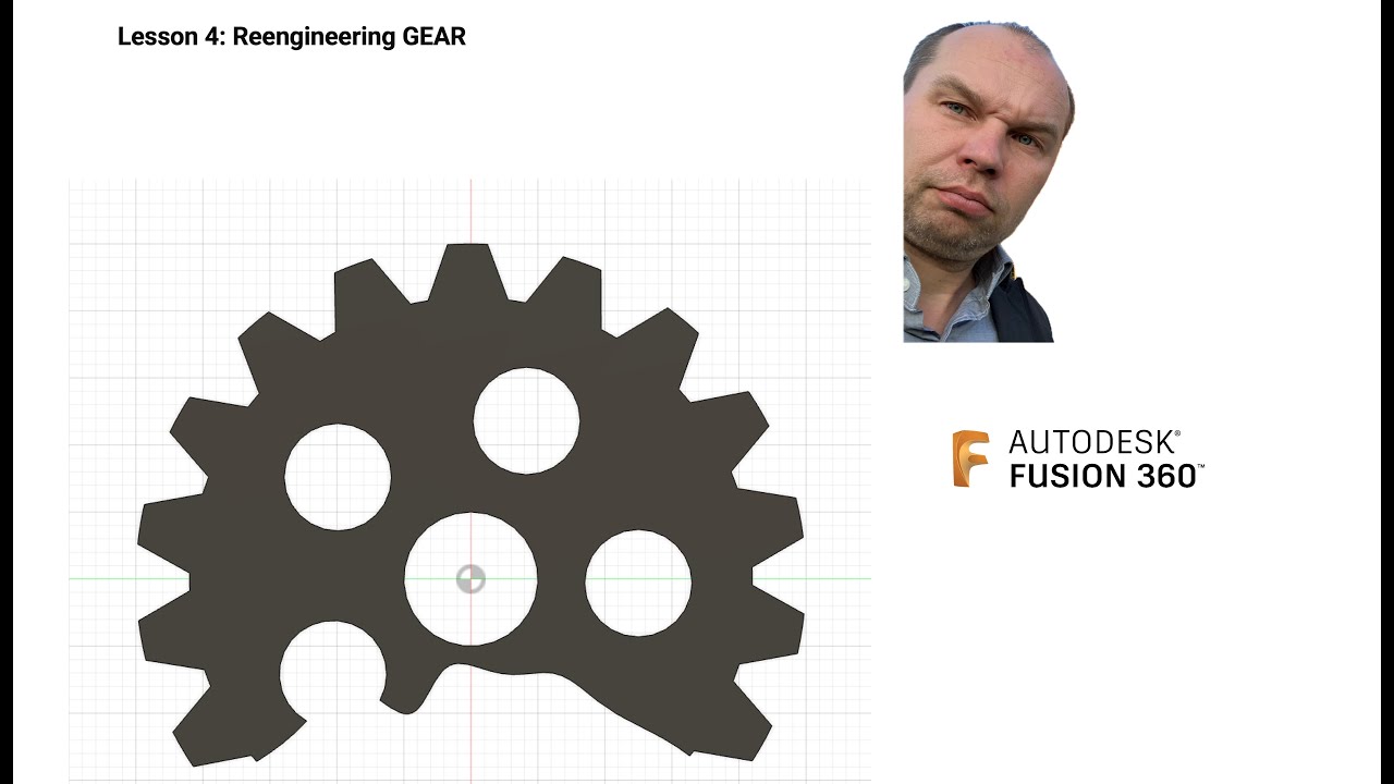 Lesson 4: Reengineering a Plastic Gear in Fusion 360 - YouTube