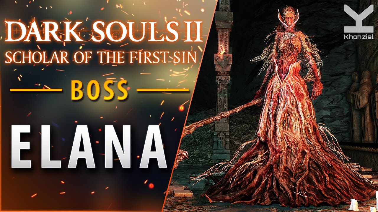 Dark Souls II: SotFS - Boss - Elana, Squalid Queen - Dragon's Sanctum ...