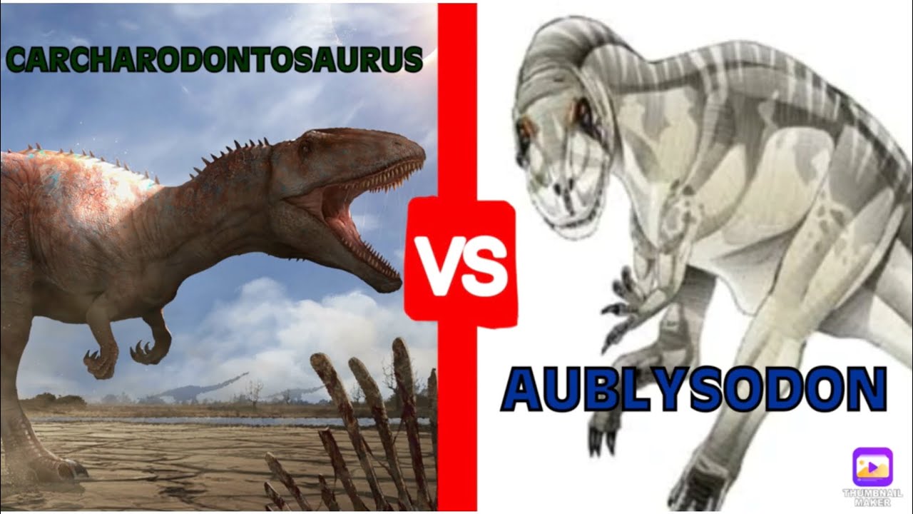 Carcharodontosaurus vs Aublysodon | Dinosaur Carnivore Tournament ...