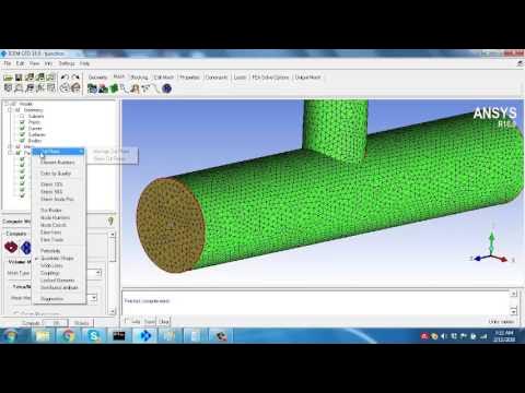 Tjuction CFD tutorial using Fluent - Part II - YouTube