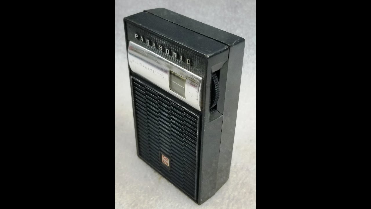 PANASONIC 7 TRANSISTOR MODEL R 1076 - YouTube