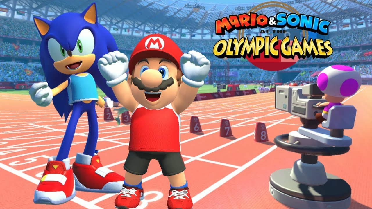 100m ( Gameplay ) Mario & Sonic At The Olympic Tokyo 2020 : Sonic Mario ...