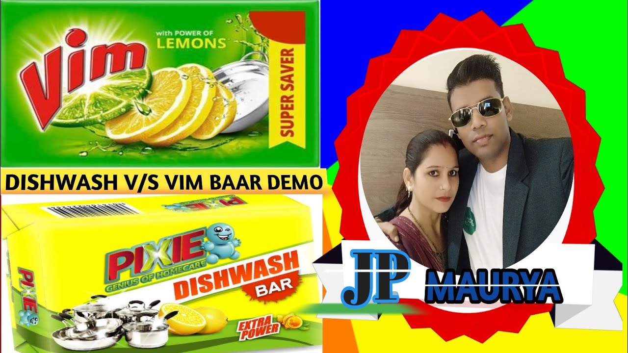 PIXI DISHWASH V/S VIM BAAR DEMO - YouTube