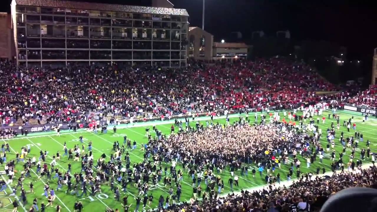 CU Fans Present: Lessons in Rushing the Field - YouTube