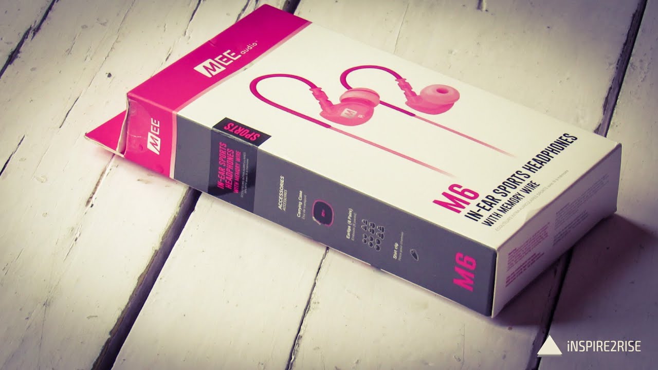 Mee Audio M6 In ear sports headphones review with unboxing - YouTube