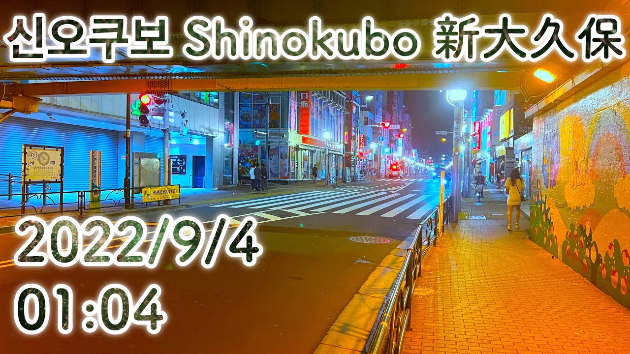 2022/9/4 도쿄 코리안타운 신오쿠보 Tokyo’s Korean Town Shinokubo 新大久保 - YouTube