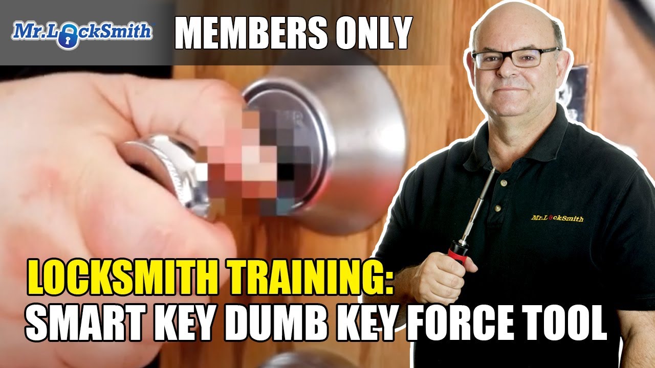 Locksmith Training: Smart Key Dumb Key Force Tool - YouTube